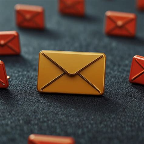 New Email Message Concept 3d Vector Mobile Application Icon Ai