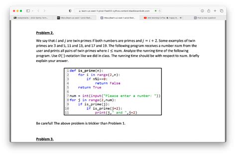 Solved We Say That I And J Are Twin Primes If Both Numbers