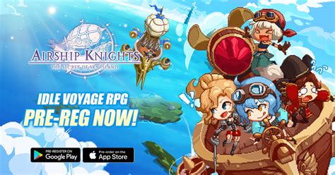 Idle Voyage RPG Airship Knights Pre Registration Starts Now Kongbakpao