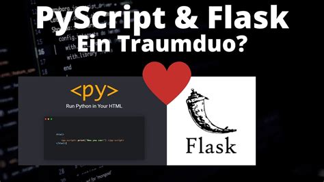 Pyscript And Flask Pyscript App Via Webserver Flask Ausliefern Youtube