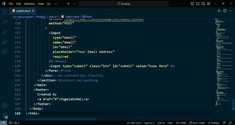 Yogalakshmi B On Linkedin Internship Webdevelopment Taskdone Prodigyinfotech