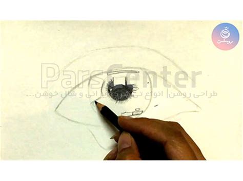 طراحی روشن آموزش نقاشی چهره فیلم طراحی چشم