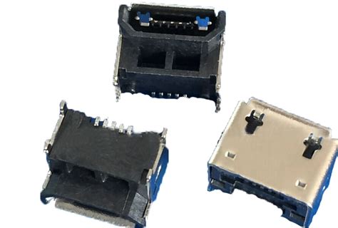 중국 마이크로 Usb B 타입 리셉터클 커넥터 Smt Dip 제조업체