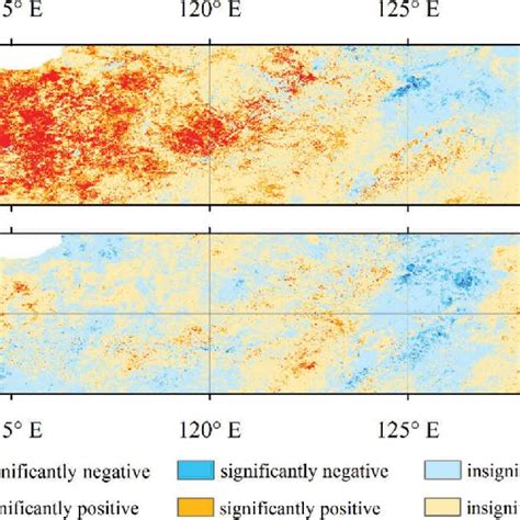 Spatial Pattern Of Partial Correlation A Between Ndvi And