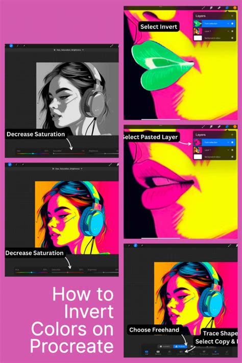 How To Invert Colors On Procreate Quick And Easy Guide Artsydee Drawing Painting Craft
