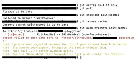 推送到远程失败因为 您当前分支的尖端在其远程对应物后面”git开源小助理 开源