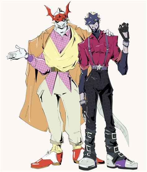 Beelzebumon And Dukemon Digimon Drawn By Karina Farek Danbooru