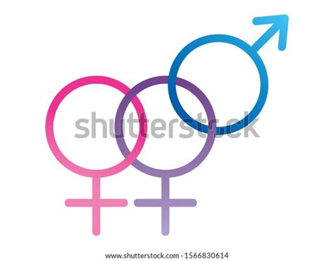 Male Double Female Bisexual Poly Signs Stock Vector Royalty Free 1566830614 Shutterstock