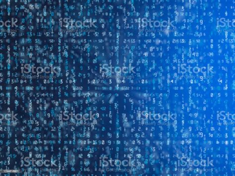 빅 데이터의 패턴 라이트 텍스트를 1에서 9로 이끌었습니다 기술 그래픽 디자인 배경 개념 인터넷에 대한 스톡 사진 및 기타 이미지 Istock