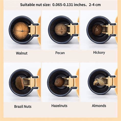 Nut Cracker With Splash Proof And Labor Saving Walnuts Pecans Hazelnuts B Almonds Metal Cracking