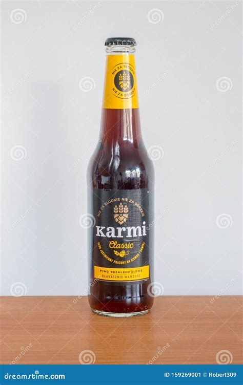 Bottle of Karmi Classic Alcohol Free Beer Editorial Photo - Image of ...