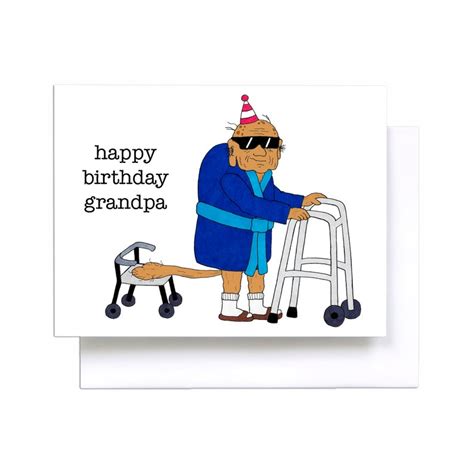 Grandpa Balls Card Funny Birthday T Naughty Granddad Etsy