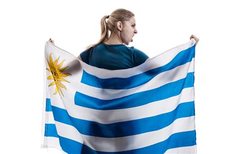 우루과이 여자 선수 흰색 배경 축 하 팬 Championship에 대한 스톡 사진 및 기타 이미지 Championship 경쟁 국가 대표 Istock