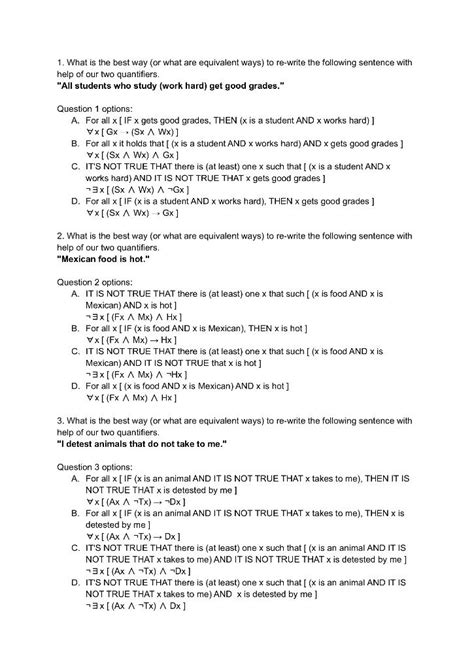Solved 1 What Is The Best Way Or What Are Equivalent Ways Chegg Com
