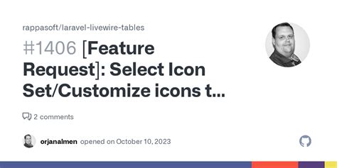 Feature Request Select Icon Setcustomize Icons To Use · Issue 1406 · Rappasoftlaravel