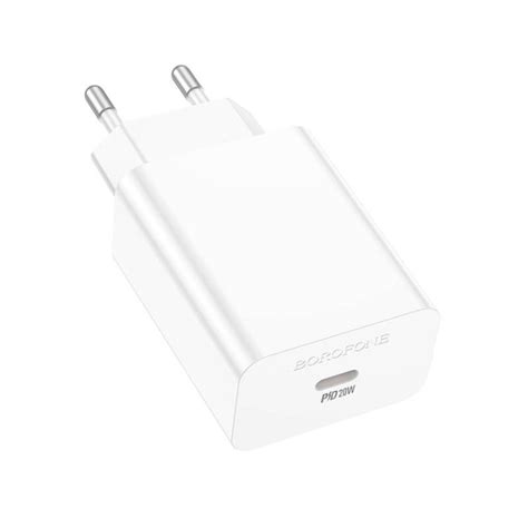 Borofone Ba21a Pro Long Pd 20w Pd3 0 Type C 20 Вт Сетевое зарядное