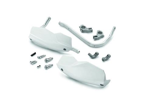 Aluminium Handguards White Midwest Racing
