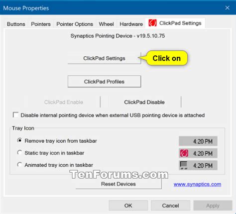 How To Enable Or Disable Touchpad MultiFinger Gestures In Windows Tutorials