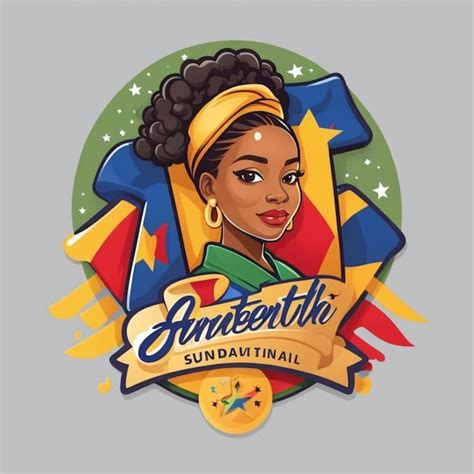 Premium Vector Juneteenth Cartoon Vector Background