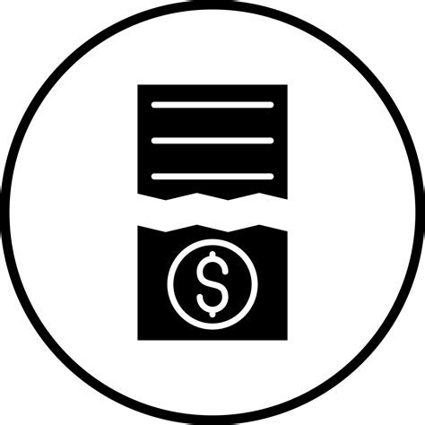 Split Bills Vector Icon Style 22238634 Vector Art At Vecteezy