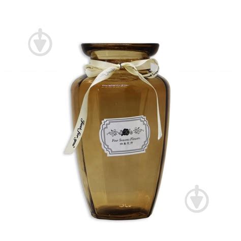 ᐉ Ваза скляна Crystal Jane 20 см коричнева • Краща ціна в Києві Україні • Купити в Епіцентр