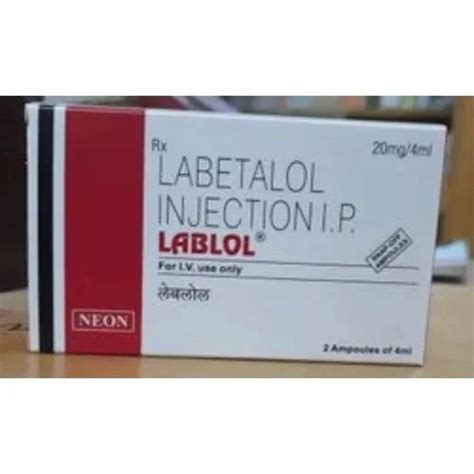 Labetalol Lablol Injection At Rs 55 Vial Labetalol Injection In Akola Id 2855126147648