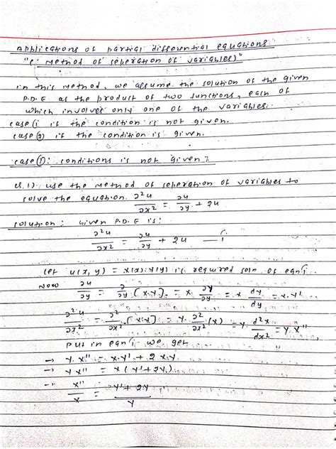 Method Of Separation Of Variables Pdf