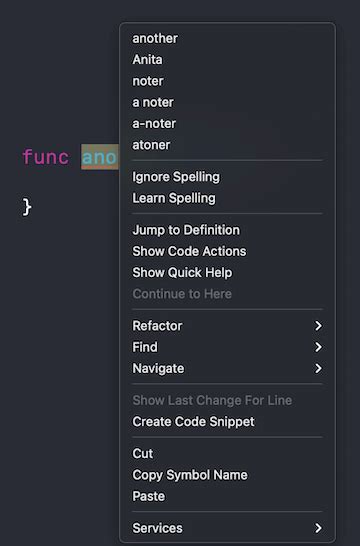 Spell Checking In Xcode Sarunw