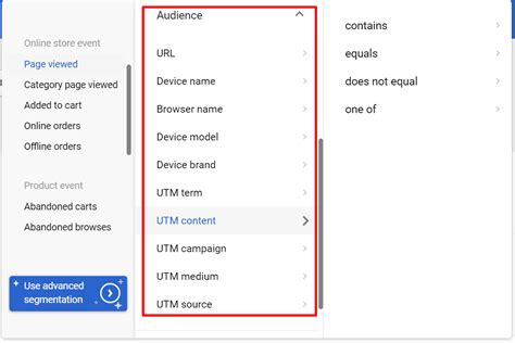 Segmentation By Web Tracking Events