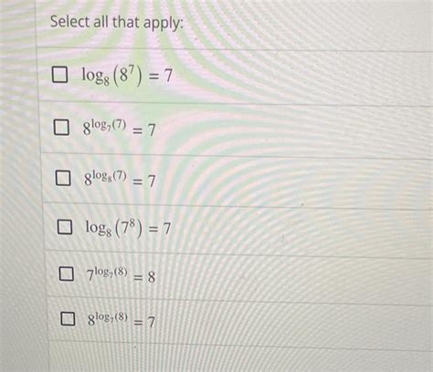 Solved Question Which Of The Following Equations Uses The