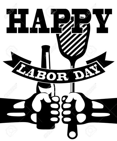 Black And White Labor Day Clip Art 19 Free Cliparts Download Images