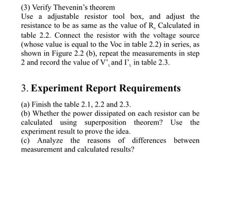 Experiment Research On The Superposition Theorem Chegg