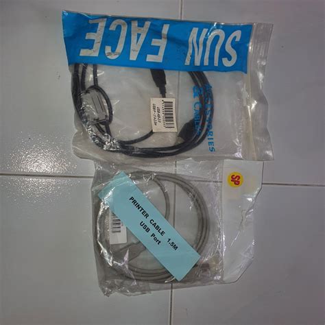 Printer Cables Computers Tech Parts Accessories Cables Adaptors On Carousell
