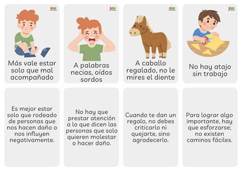 Refranes Con Dibujos Educamundo