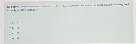 Solved 05 Points The Roc An Absolutely Summable Sequence