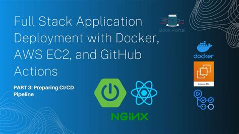 full stack application deployment with docker aws ec2 and github