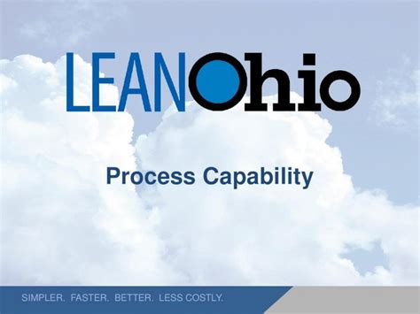 Pdf Process Capability Lean Ohio Capabilitypdfprocess Capability