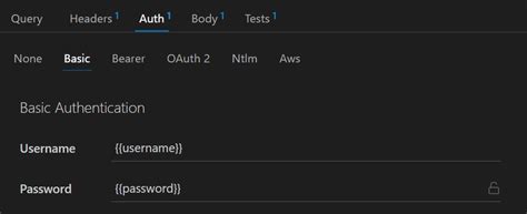 support env on basic authentication · issue 549 · thunderclient