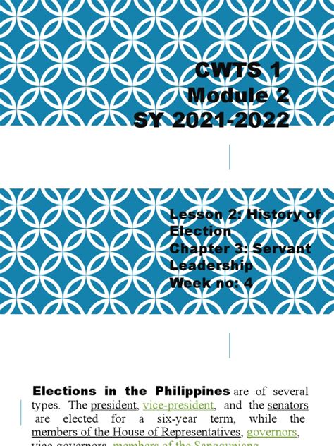 Cwts 1 Module 2 Pdf Elections Voting