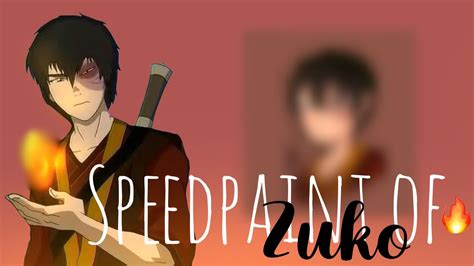 Drawing Zuko From Avatar Speedpaint YouTube