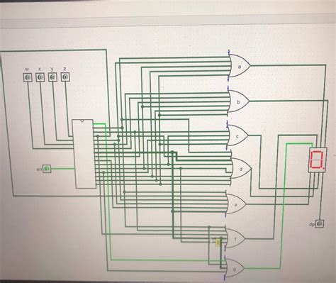 solved for active low segments 4 bit binary number segments