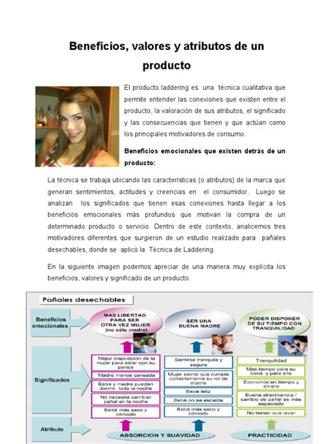 Beneficios De Un Producto Pdf