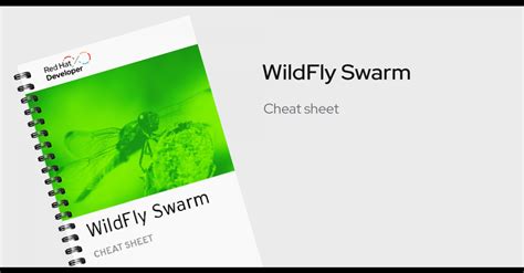 Wildfly Swarm Cheat Sheet Red Hat Developer