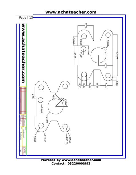 Autocad Practical Exercises