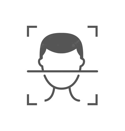 Premium Vector Biometric Authorization Line Icon