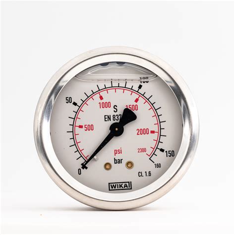 Manometer 0 160 Bar Clean Unit Shop
