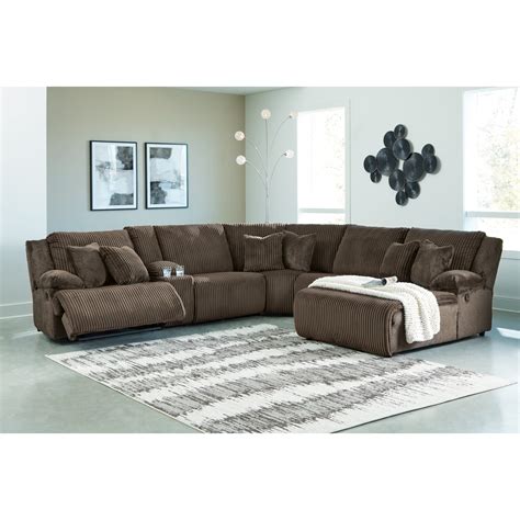 Signature Design By Ashley Top Tier 92705s1 6 Piece Reclining Sectional
