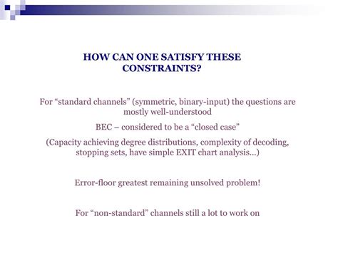 Ppt On The Analysis And Application Of Ldpc Codes Powerpoint Presentation Id 189753