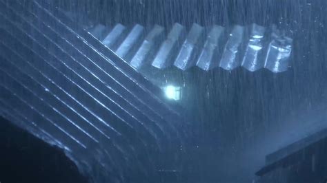 지붕위 빗소리 폭우와 천둥이 치는 숲 속 지붕에 5분 만에 잠이 들었다 Youtube