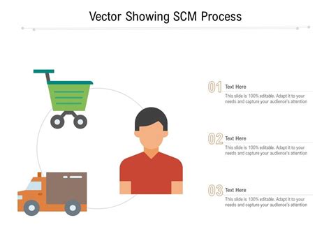 Vector Showing SCM Process Ppt PowerPoint Presentation Icon Backgrounds PDF